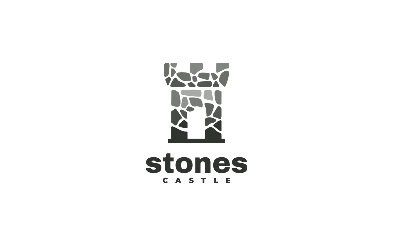 Stone Castle Simple Logo Style #224580 - TemplateMonster