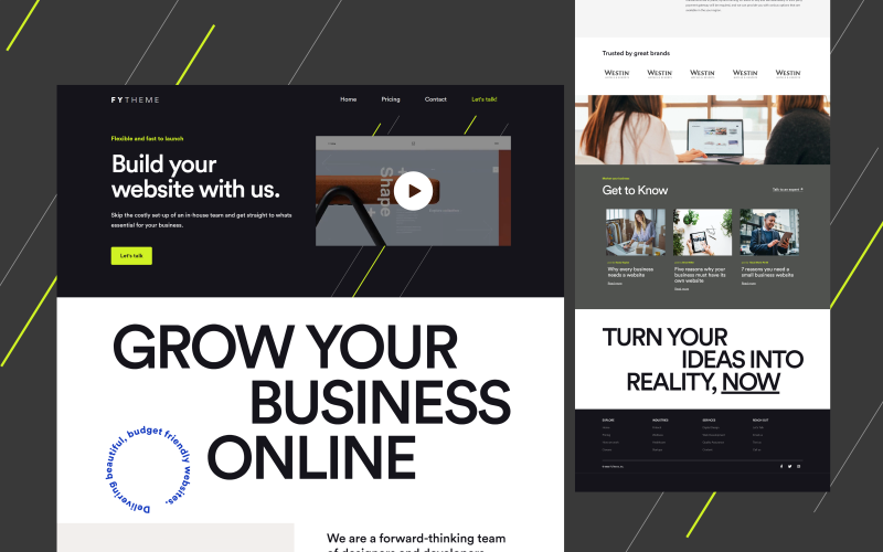 Mais de 85 modelos de site HTML Bootstrap de portfólio de designer ...