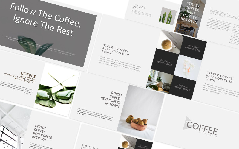 Coffee Shop PowerPoint Templates - PPT & PPTX Themes for Coffee Club ...