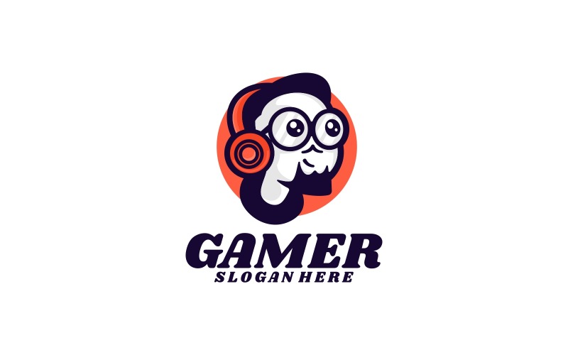 Gamer Simple Logo Template #226135 - TemplateMonster
