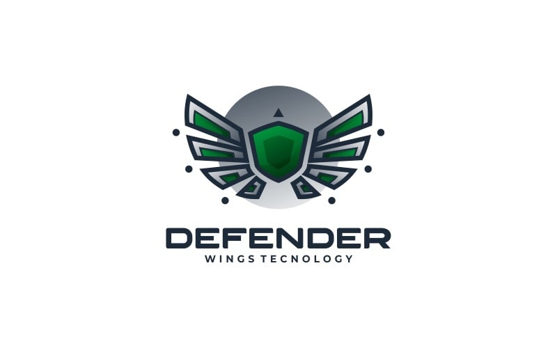 Defender Simple Logo Template #226722 - TemplateMonster