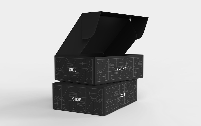 Box Packaging Mockup PSD Template Vol 43 - TemplateMonster