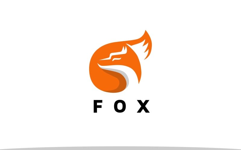 Fox Logo Circle Fox Logo Template #227425 - TemplateMonster