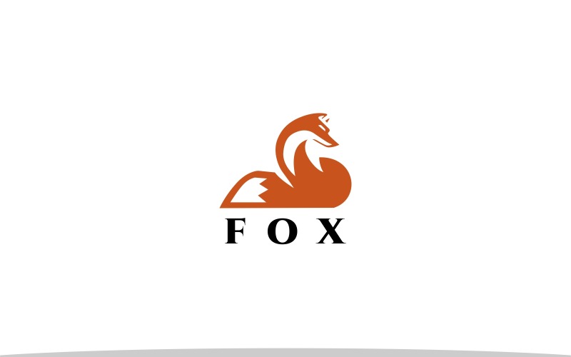 Fox Logo Simple Fox Template #227422 - TemplateMonster