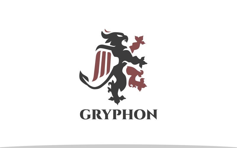 Gryphon Logo Griffin Logo Template #227447 - TemplateMonster