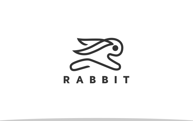 Creative Rabbit Logo Template #227667 - TemplateMonster