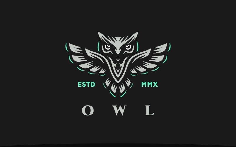 Insomnia Owl Logo Template #227623 - TemplateMonster