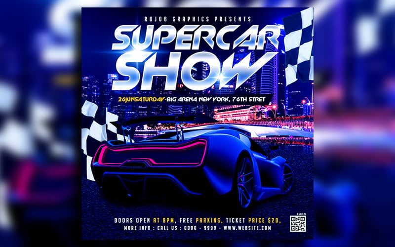 New Car Show social media post #227938 - TemplateMonster