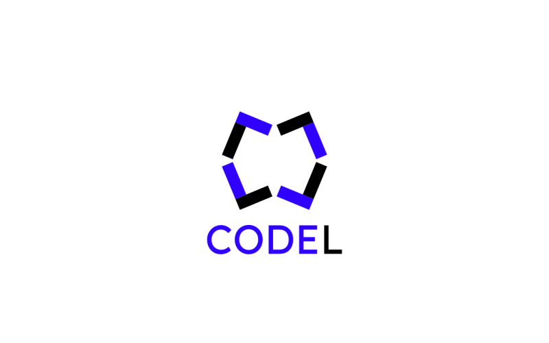 Monogram Code L Logo Graphic #227980 - TemplateMonster