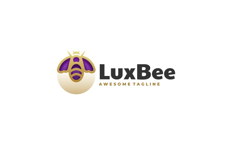 Luxury Bee Line Art Logo Style #228220 - TemplateMonster