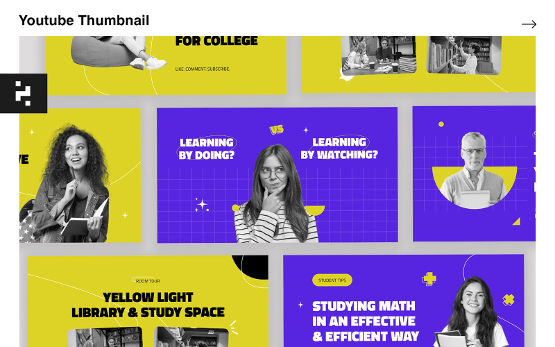 Youtube Thumbnail Template - Education - TemplateMonster