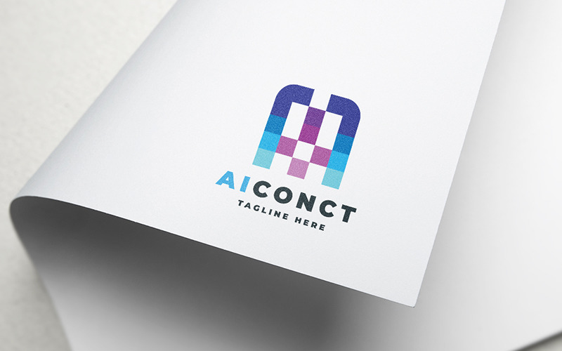 Professional AI Concept Logo #229041 - TemplateMonster
