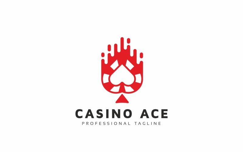 Casino Ace Poker Logo Template #229401 - TemplateMonster