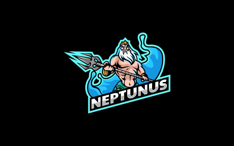 Logo Neptunus E Sport et Sport #229753 - TemplateMonster