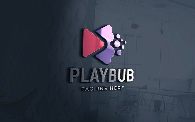 Play Bubble Logo Template #230228 - TemplateMonster