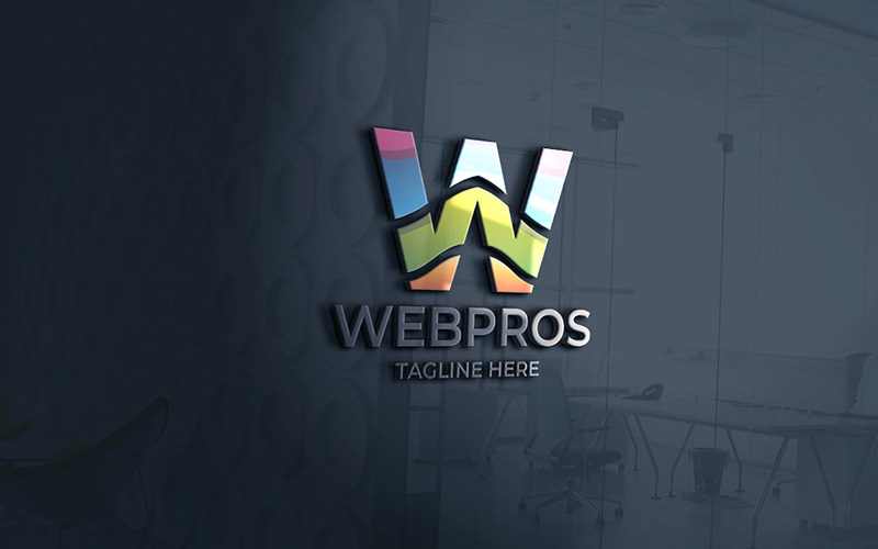 Web Pros Letter W Logo Template #230232 - TemplateMonster