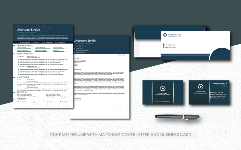 Graphics Designer CV/Resume Template Design - TemplateMonster