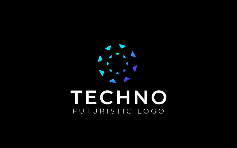 Dynamic Round Tech Abstract Logo #231428 - TemplateMonster