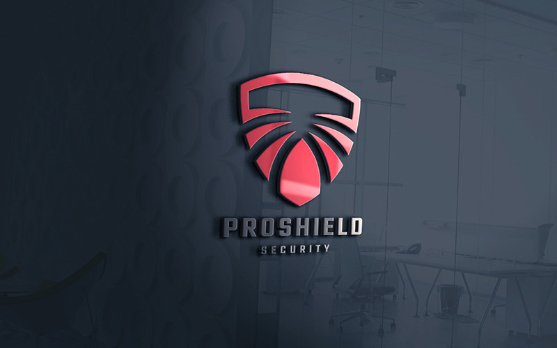 Professional Shield Security Logo #231454 - TemplateMonster