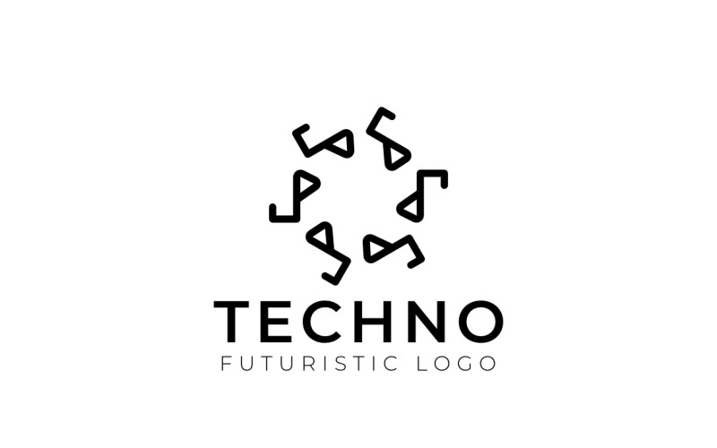 Abstract Mark Line Symbol Logo #231542 - TemplateMonster