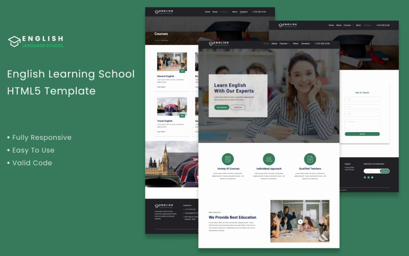 English Language School - Website Template - TemplateMonster English Language School - Website Template - TemplateMonster