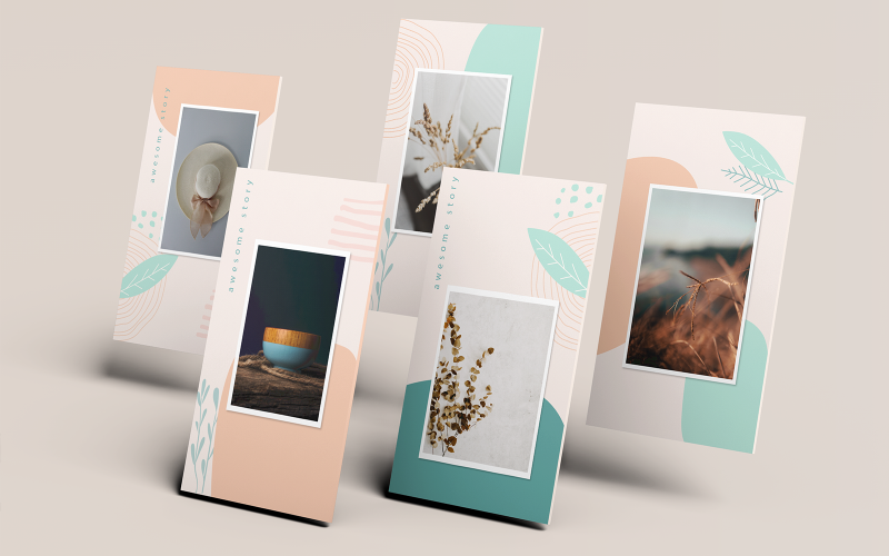 Stories Backgrounds Social Media Template 03