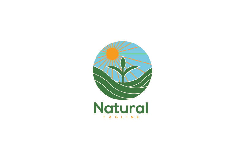 Natural Logo | Simple Logo Design Relates To Natural Beauty.
