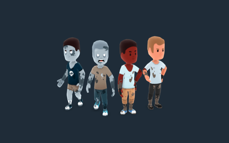 Animation Characters Game Assets Pack 3D Models