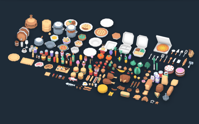 Food Kit Best Game Assets #232599 - TemplateMonster