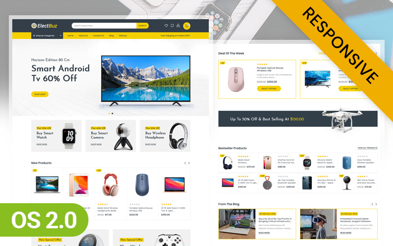 Electronics Shopify Themes - Best 164 Electronics Repair & Shop Shopify ...