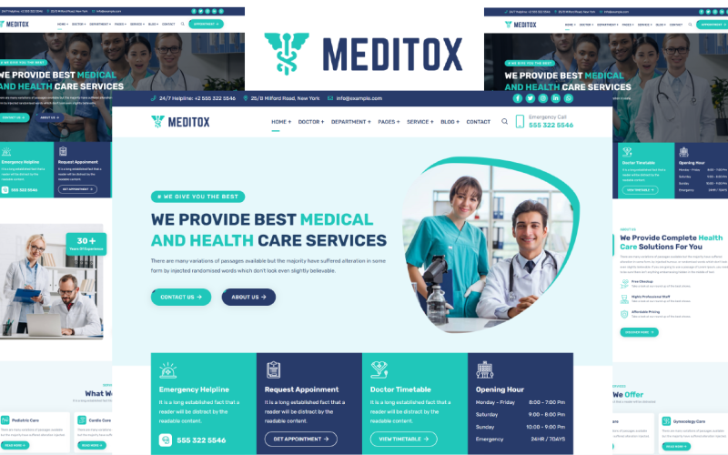 Medical Lab Website Templates