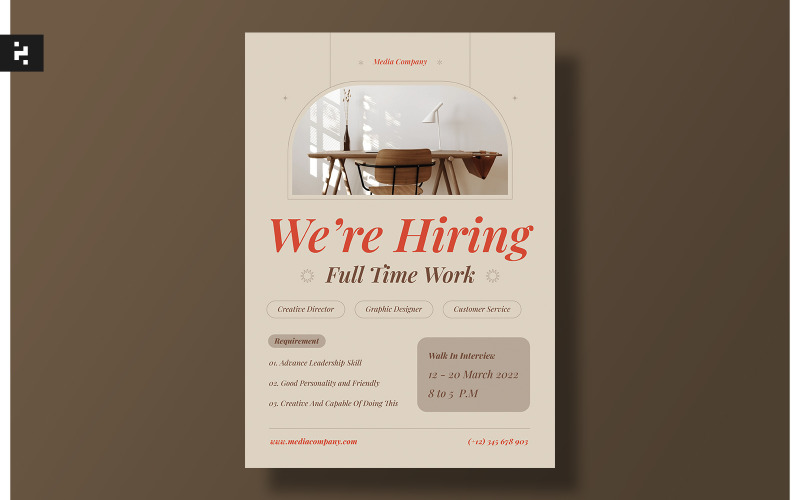 Job Hiring Flyer Template #233089 - TemplateMonster