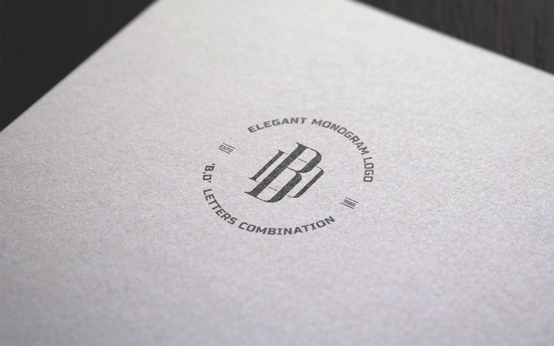 Elegant Monogram Logo Template-01-07-22 - TemplateMonster