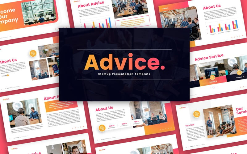 Advice Startup Multipurpose PowerPoint Presentation Template