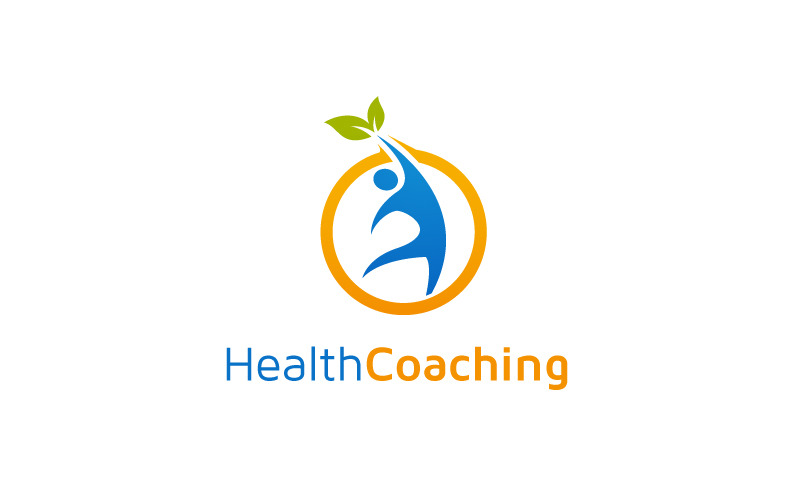 Création de logo de coaching sain #233889 - TemplateMonster