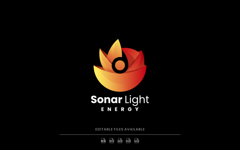 Sonar Gradient Logo Style #233821 - TemplateMonster