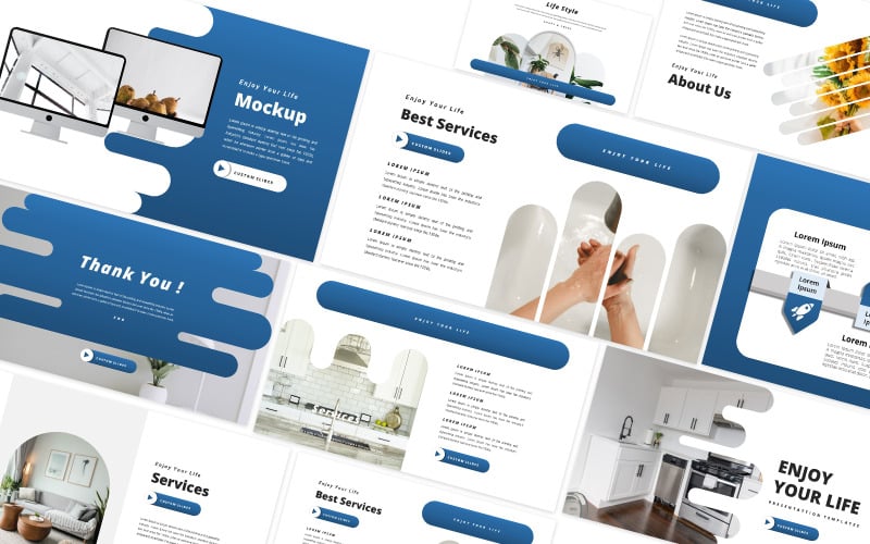 Enjoy Your Life Business Powerpoint Template