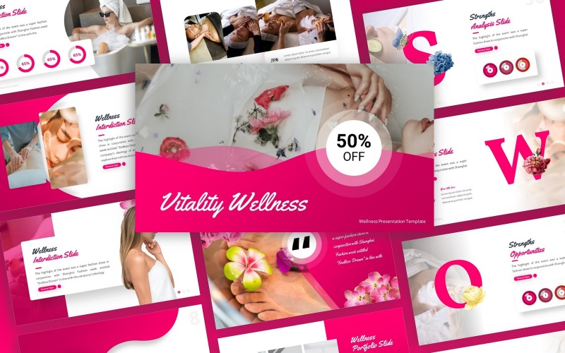 Vitality - Wellness Presentation Template - TemplateMonster