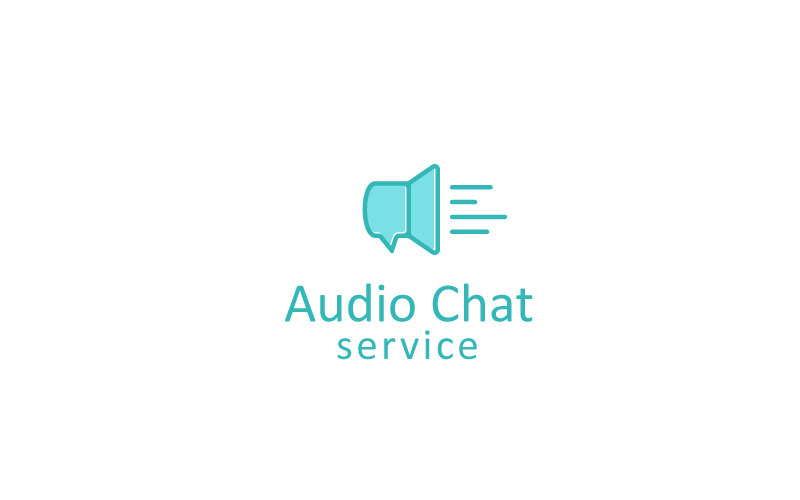 Voice Chat Logo Design Template #234159 - TemplateMonster