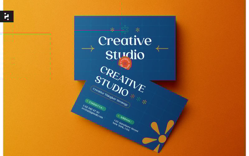 Bright Fun Business Card Template #234337 - TemplateMonster