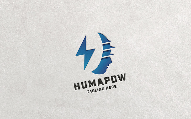 Professional Human Power Mind Logo #234833 - TemplateMonster