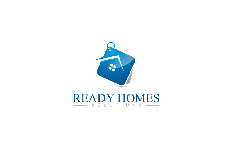 Homes Solutions Logo Design Template - TemplateMonster