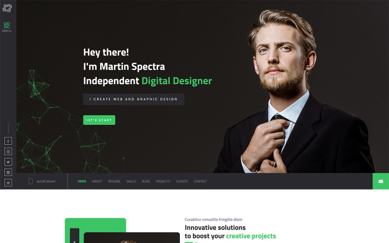 NextResume - CV/modelo HTML de currículo - TemplateMonster