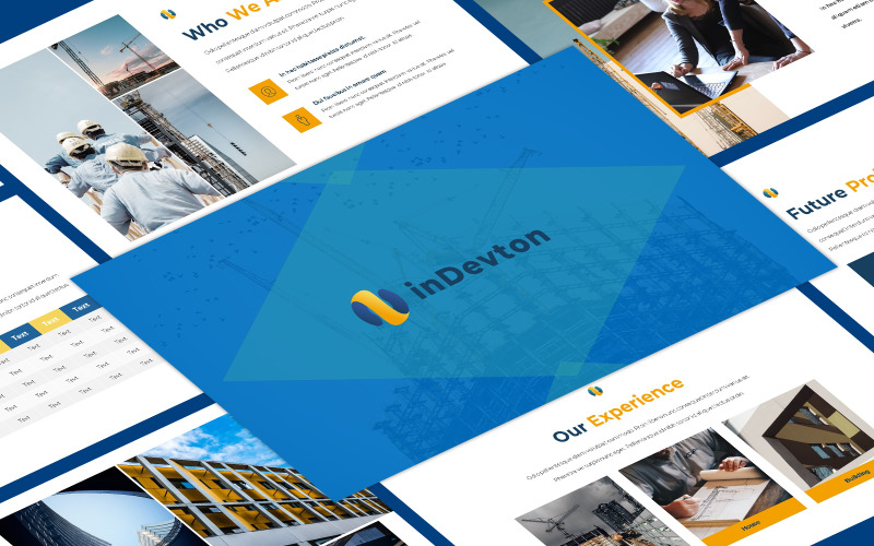 Civiele techniek PowerPoint-sjablonen - PPT- en PPTX-thema's voor presentaties van civiele ...