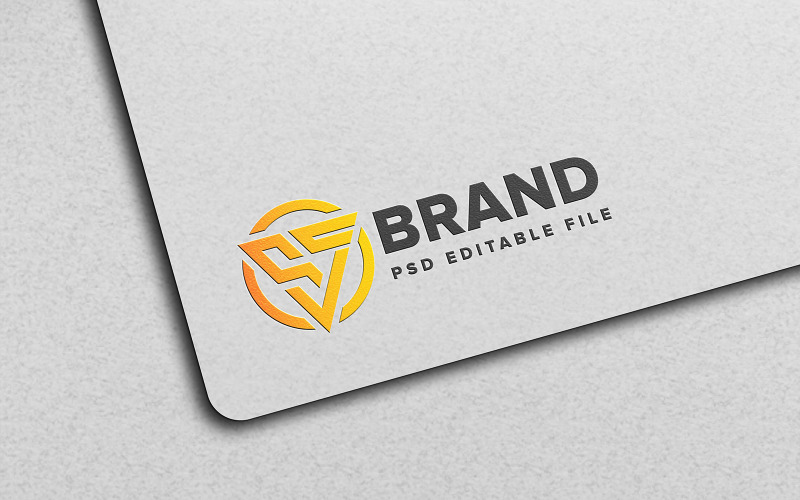Yellow Logo on White Paper Mockup #236222 - TemplateMonster