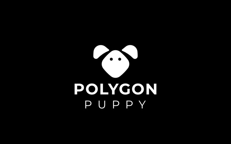 Polygon Puppy Dog Head Logo #236701 - TemplateMonster