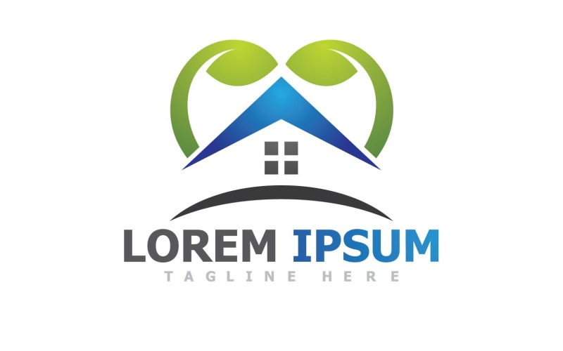 Home and House Symbol Logo Vector V17 - TemplateMonster