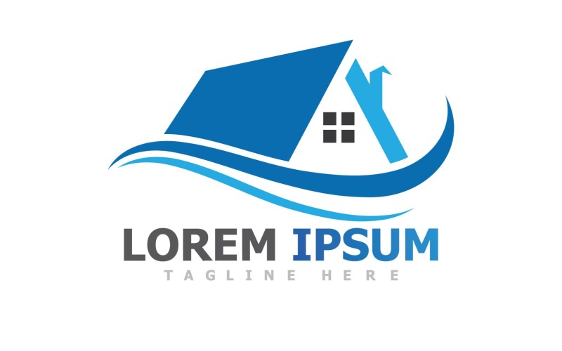 Home and House Symbol Logo Vector V18 - TemplateMonster