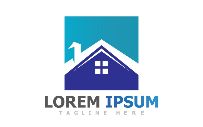 Home and House Symbol Logo Vector V27 - TemplateMonster