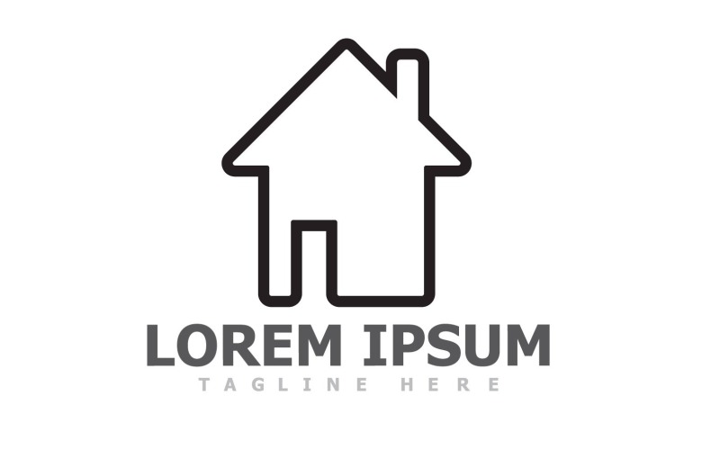Home and House Symbol Logo Vector V4 - TemplateMonster